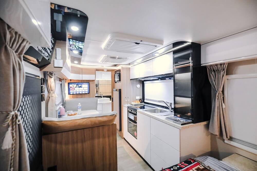 Modern Travel Trailer Interior